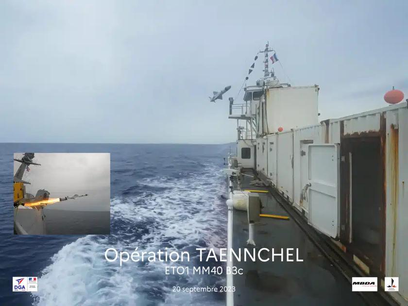 The French frigate Alsace has successfully launched a new-generation ...