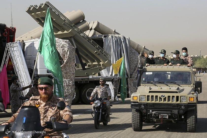 Iran tested a multiple launch rocket system with a Fath 360 ballistic ...