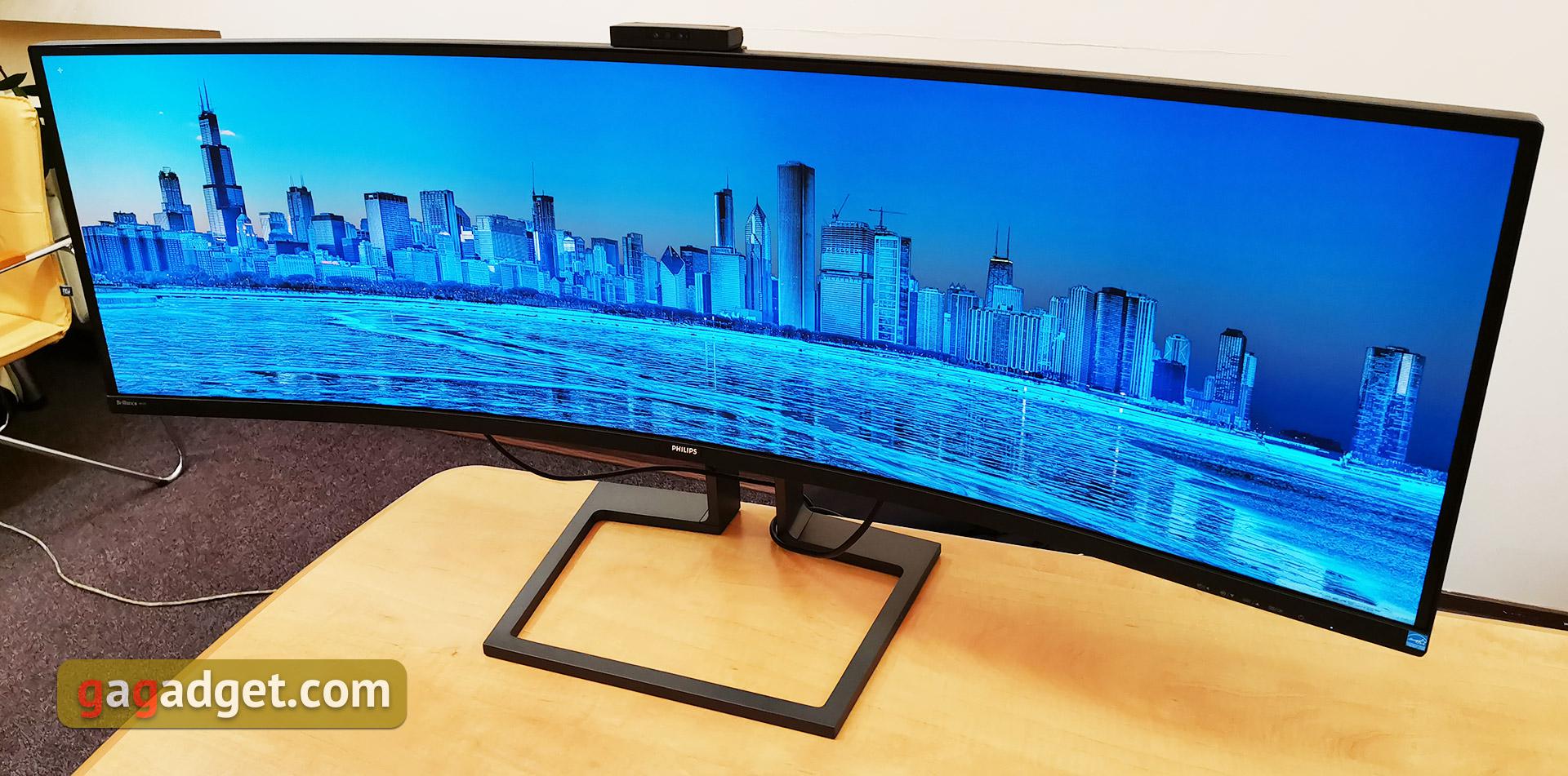 Обзор Philips Brilliance 499P9H: 49-дюймовый монитор-авианосец ...