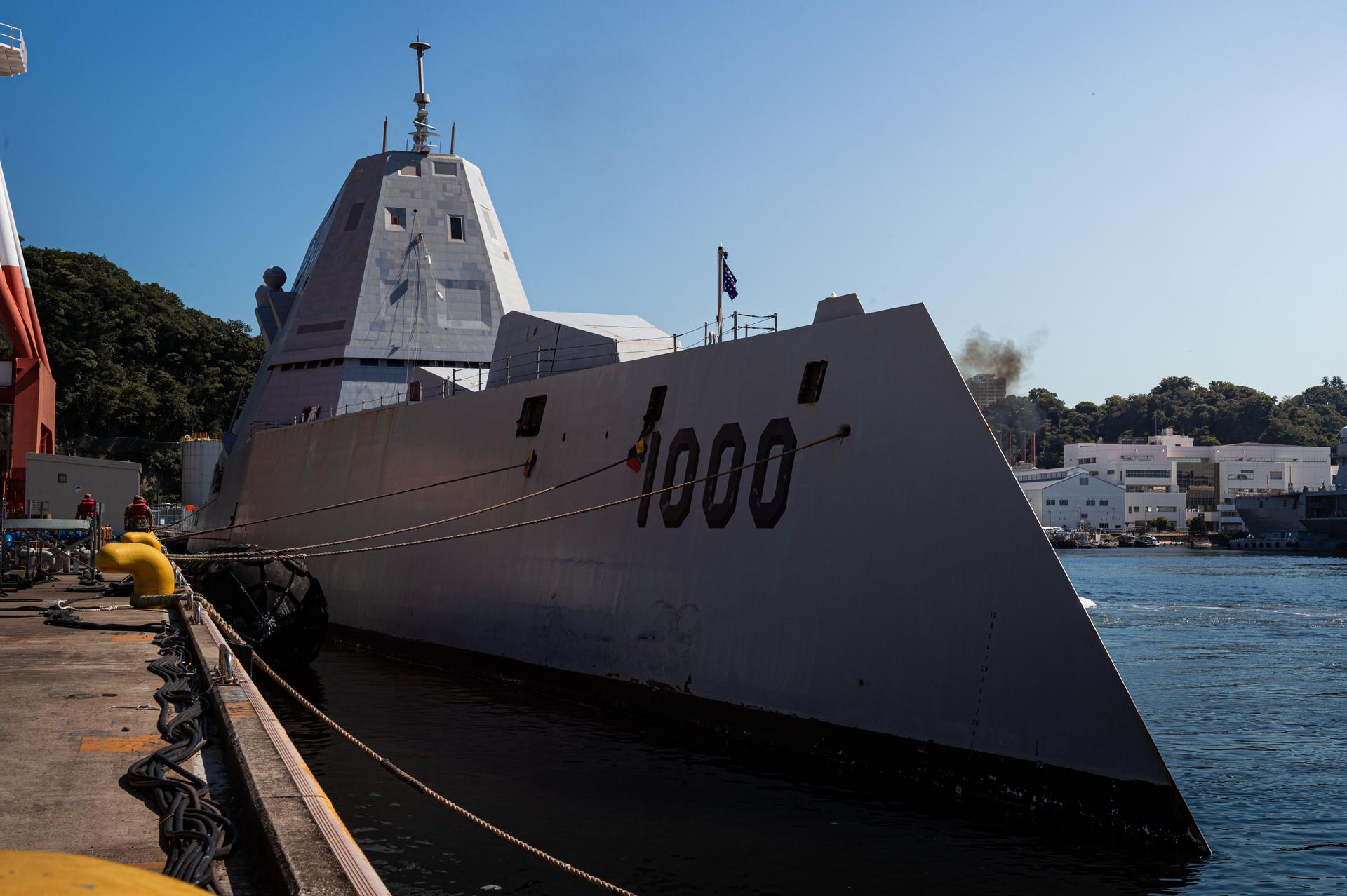 The destroyer USS Zumwalt has completed extensive testing before being ...