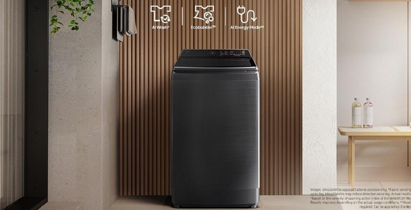 Samsung's new washing machines with Bespoke AI technology