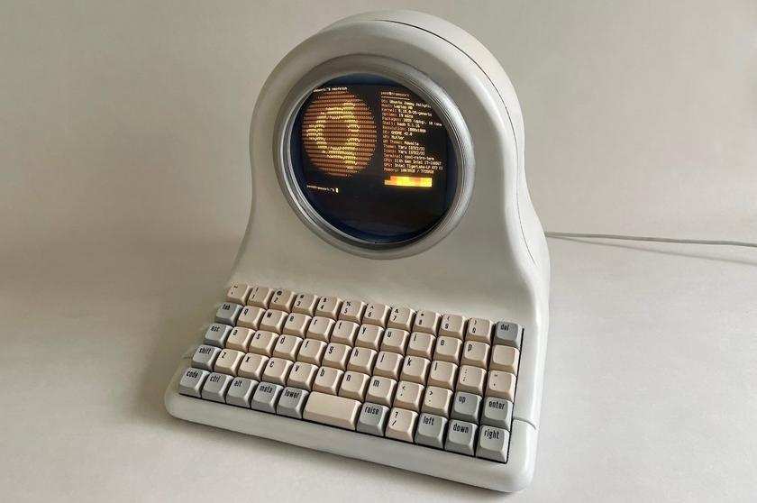 This funky retro-futuristic computer is actually a laptop in disguise ...