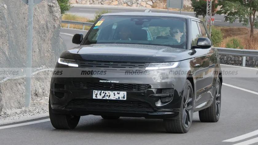 Electric Range Rover Sport: New prototype with 500 km range spotted in ...