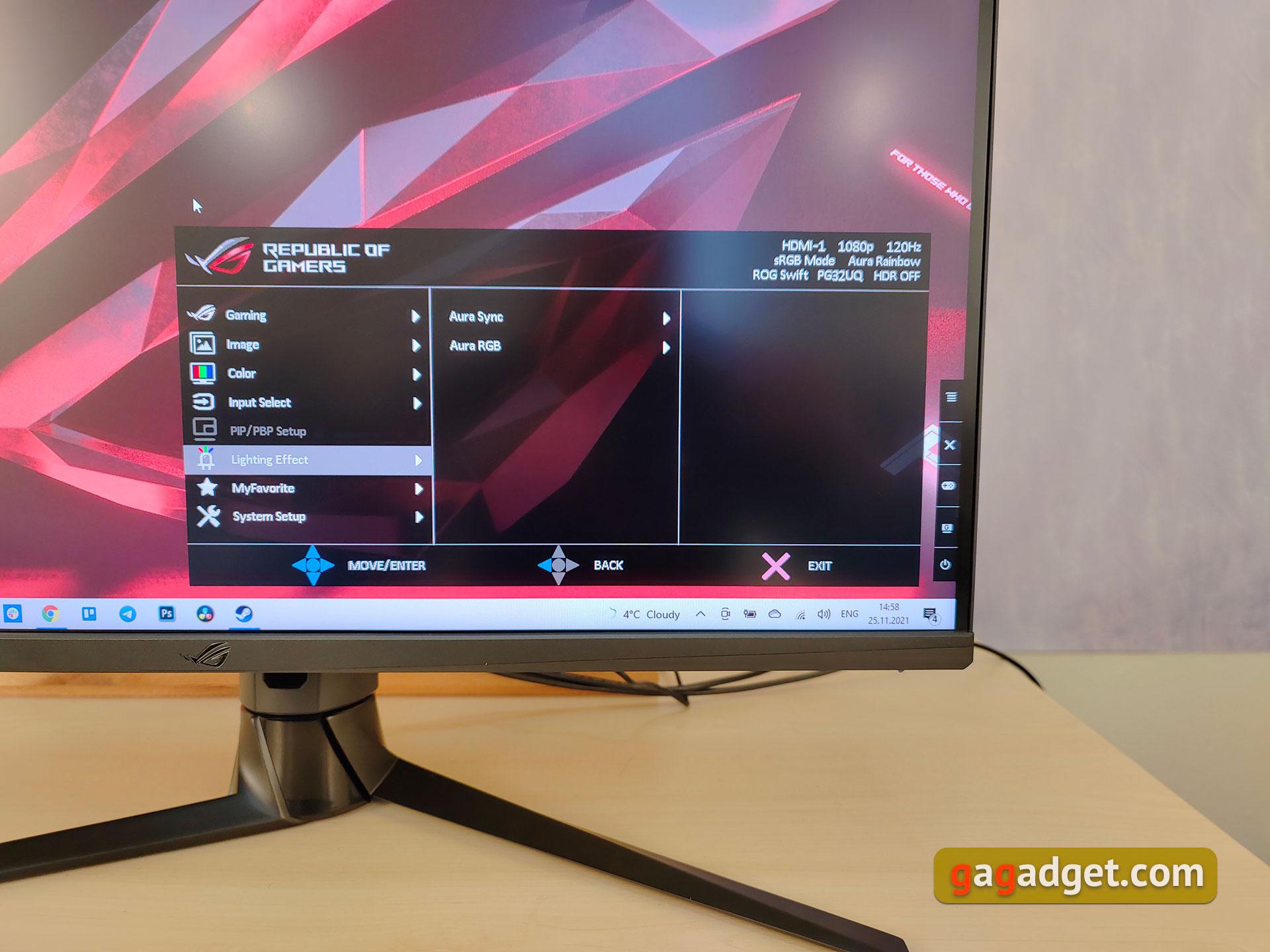 ASUS ROG Swift PG32UQ review: quantum dot 4K gaming monitor | gagadget.com