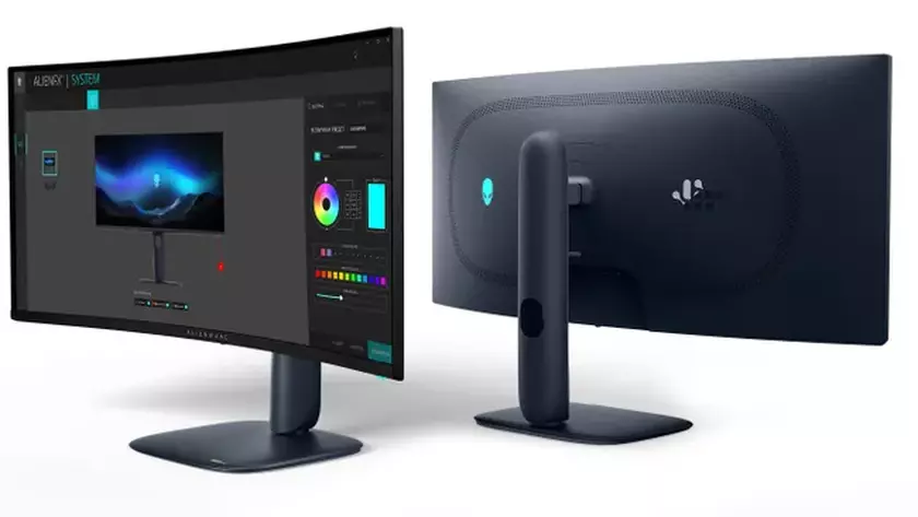 New Alienware AW3425DW curved gaming monitor with QD-OLED technology