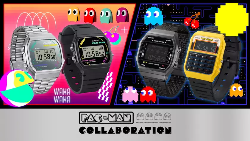 Casio and Pac-Man: A new collection of watches in the USA