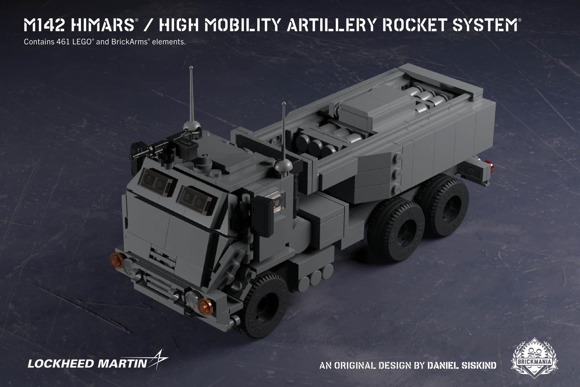 Brickmania has created a Ukrainian smiling LEGO-HIMARS worth $225 ...