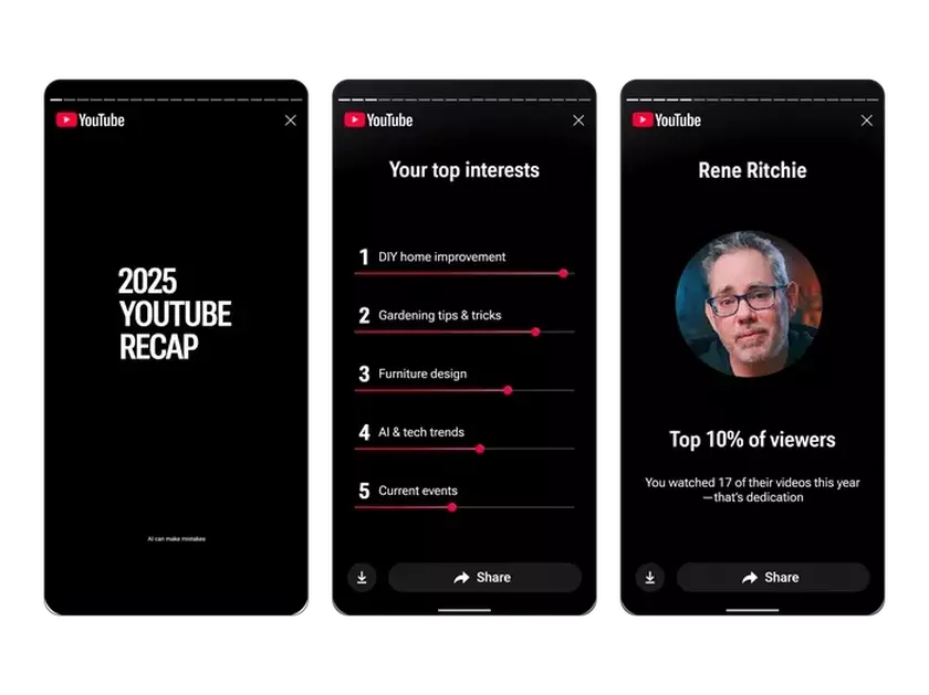 YouTube presents the first annual Recap with personalized year-end ...