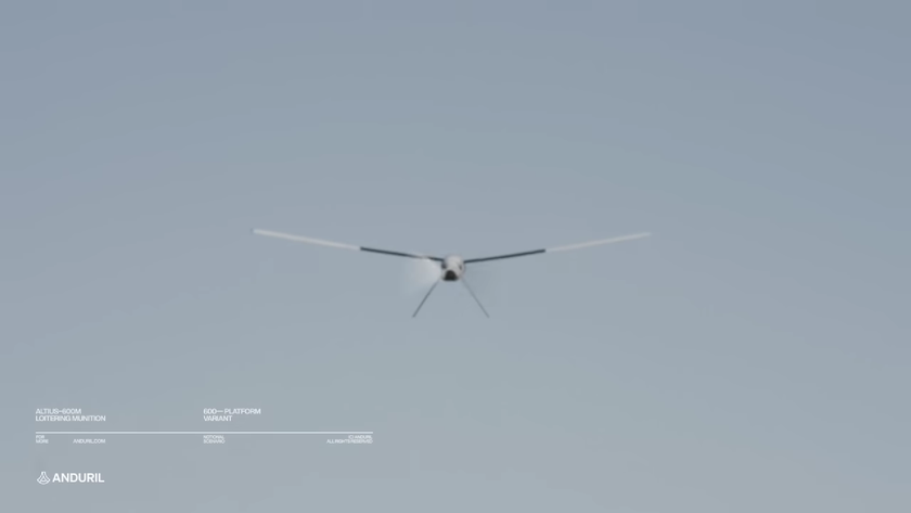 Anduril shows the ALTIUS-600M kamikaze drone in action for the first ...