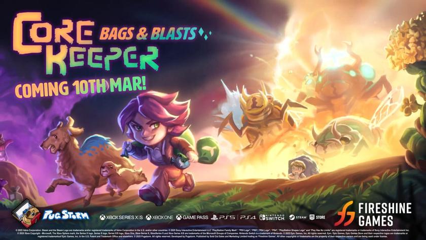 'Bags and Blasts' update for Core Keeper: new features and content
