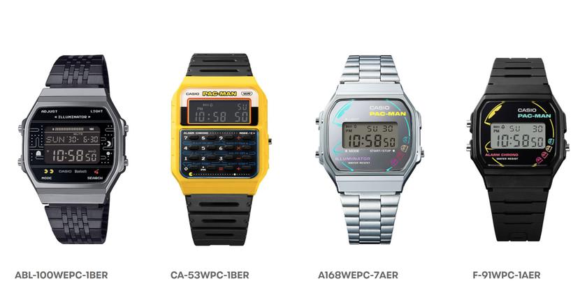 New Casio watches in collaboration with Pac-Man: style and functionality