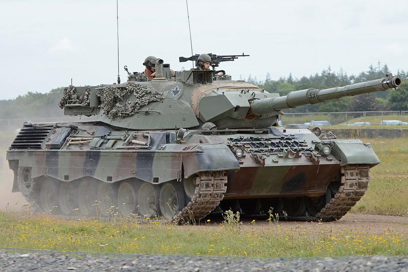 Ukrainian Leopard 1A5 withstood a dozen hits from Russian FPV drones
