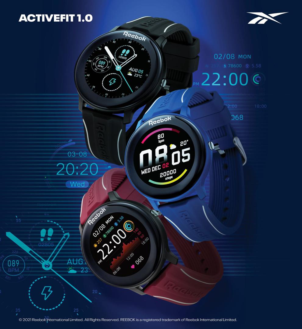 Reebok ActiveFit 1.0 smartwatch with SpO2, heart rate and IP67 for $60 ...