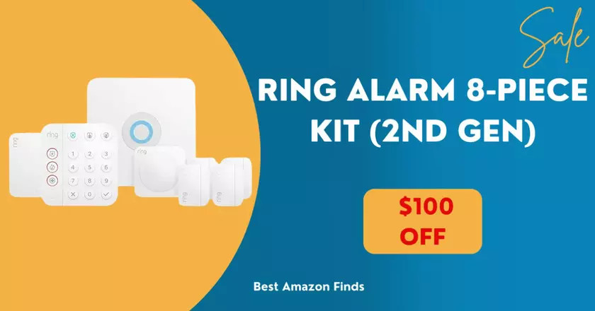 Ring Alarm 8-piece kit (2nd Gen) - $100 Off Buy Now!