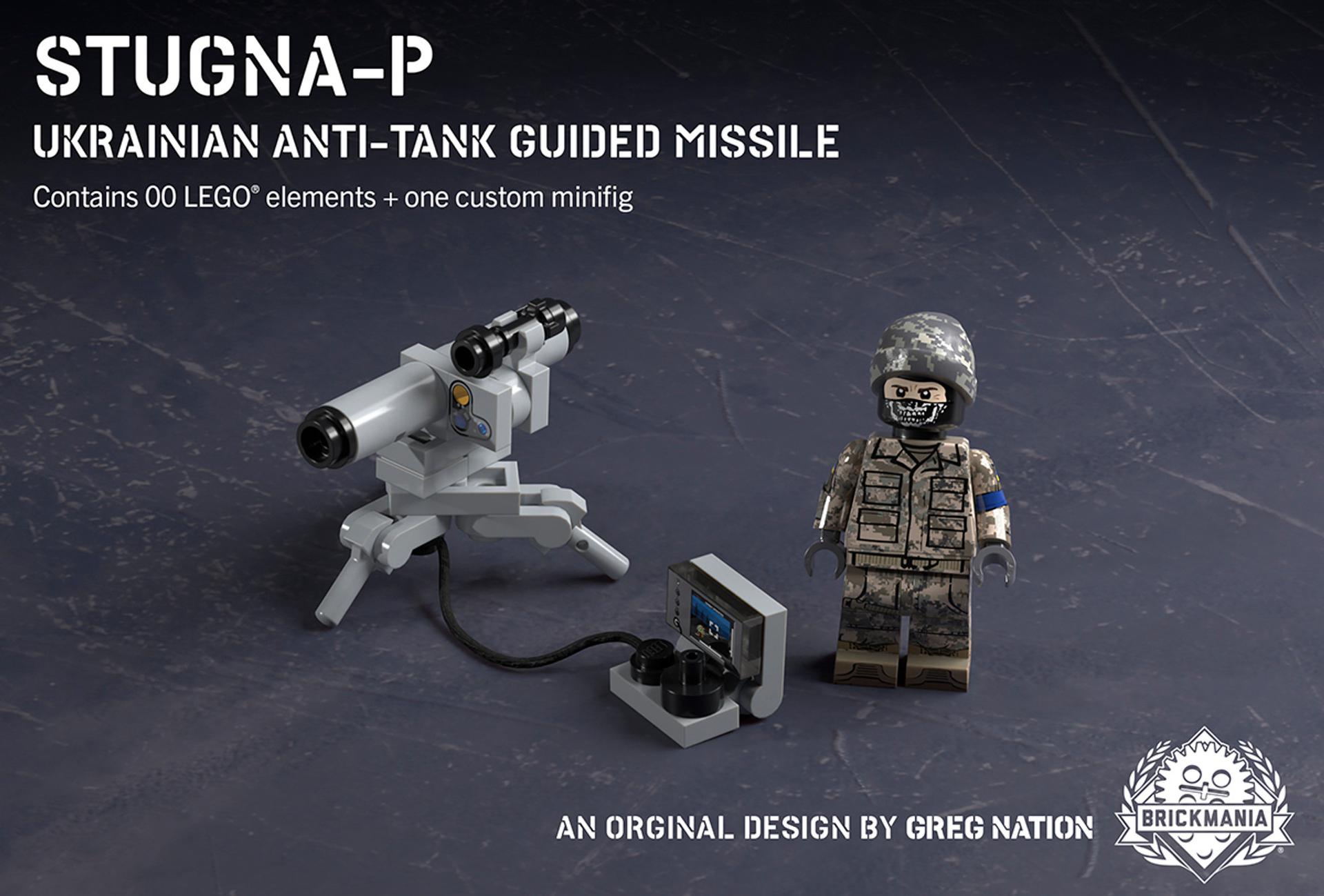 Brickmania Toys creates LEGO versions of Ukrainian military equipment ...