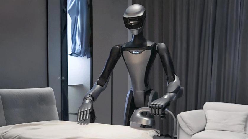 Haier's HIVA Haiwa humanoid robot at AWE 2025