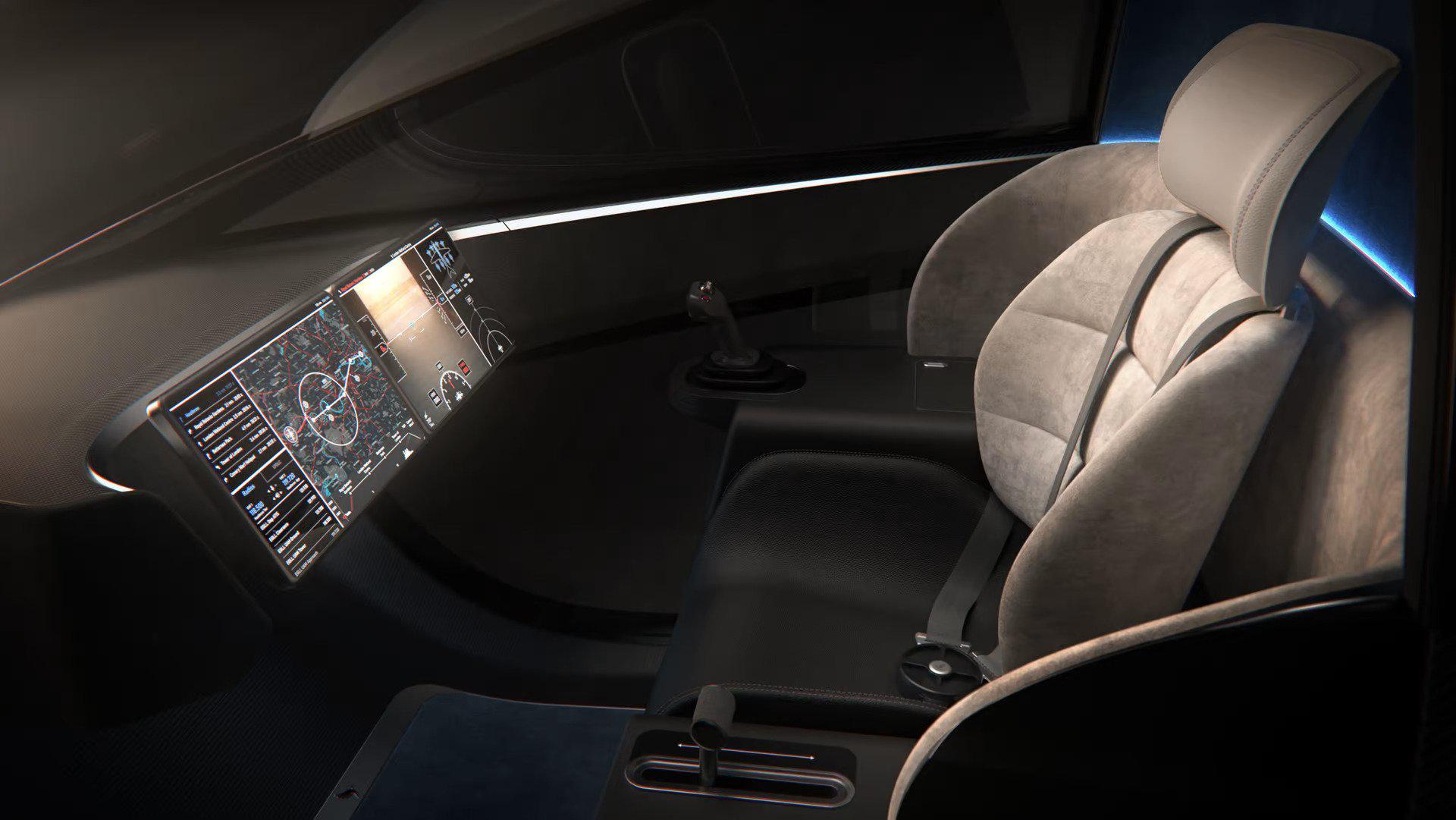 Vertical Aerospace tested the VX4 electric air cab with a pilot in the ...