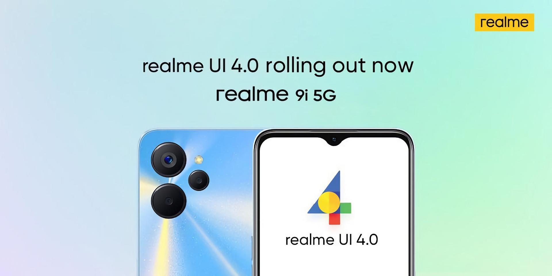 Not only realme 9 Pro: realme 9i 5G has also started to receive Android ...