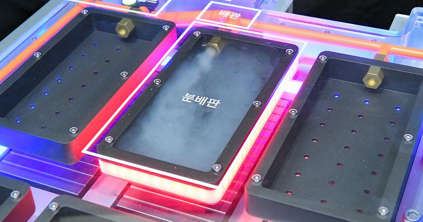 Hyundai Mobis innovative battery system: automatic fire extinguishment