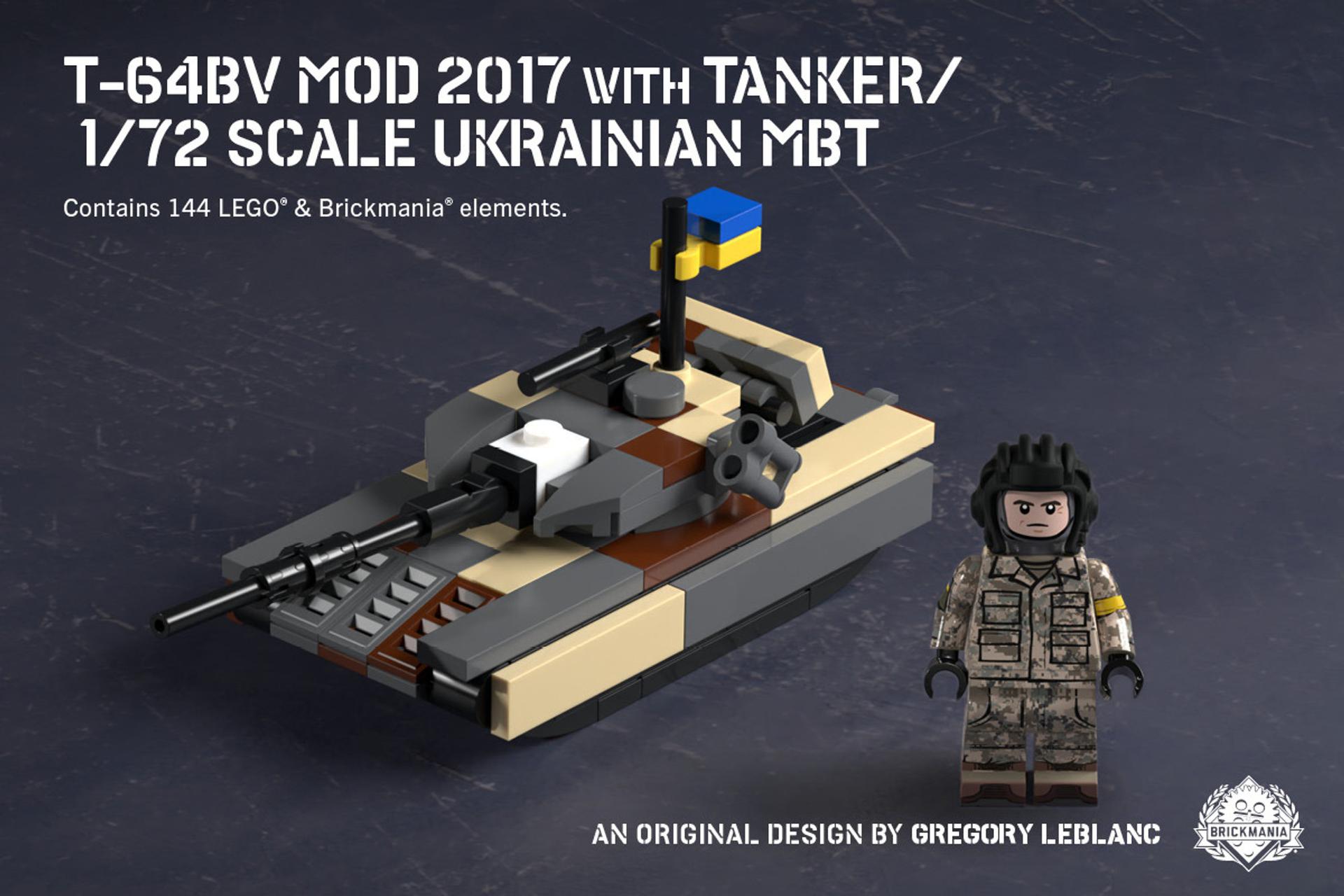 Brickmania Toys creates LEGO versions of Ukrainian military equipment ...