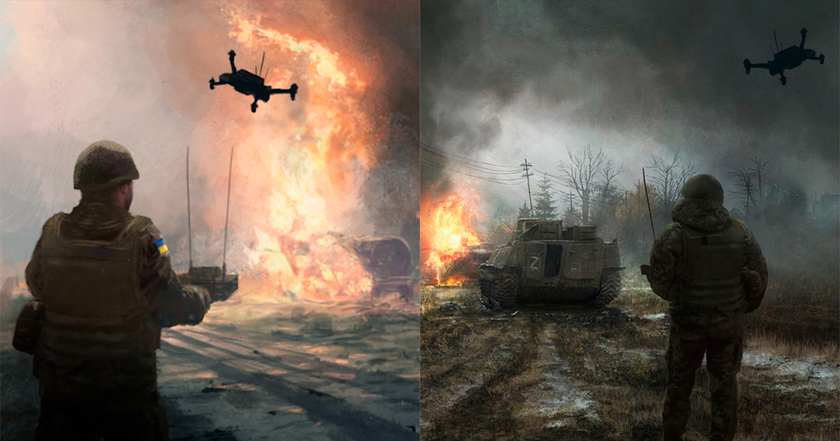 An interesting concept about a Ukrainian drone operator that needs a ...