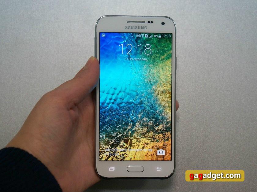 Обзор смартфона-«среднячка» Samsung Galaxy E5 | gagadget.com