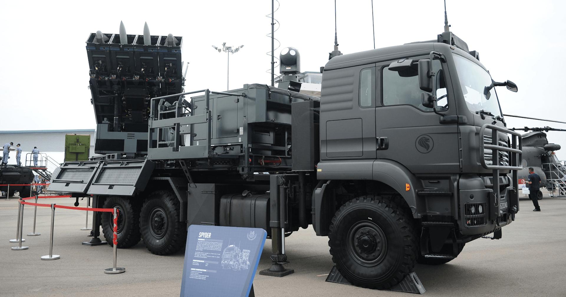 Israel has approved the sale of the Spyder SAM to the UAE, an advanced ...