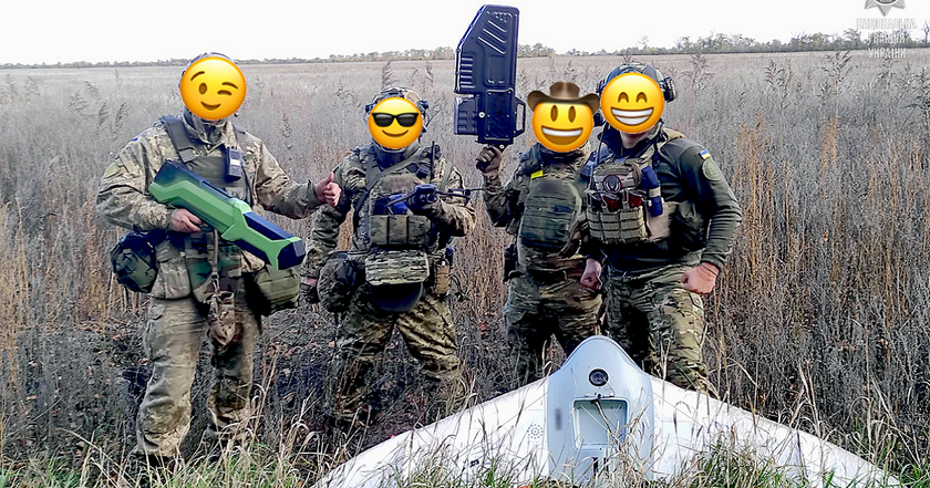 The National Guard of Ukraine captured a Russian reconnaissance drone ...