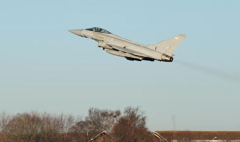 NATO alerts Eurofighter Typhoon fighters to intercept three Russian ...