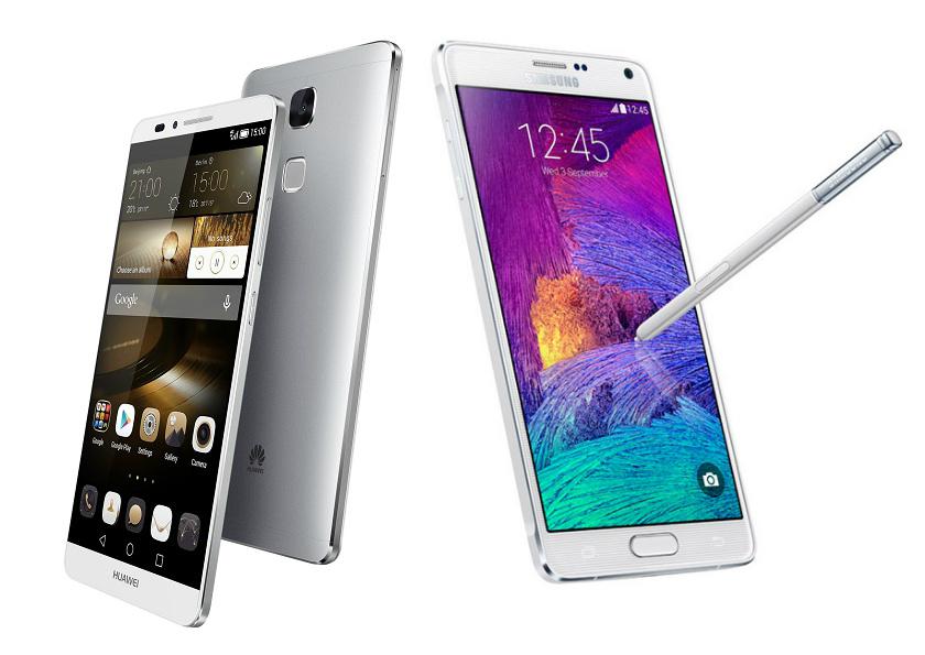 Samsung Galaxy Note 4 или Huawei Mate7? | gagadget.com