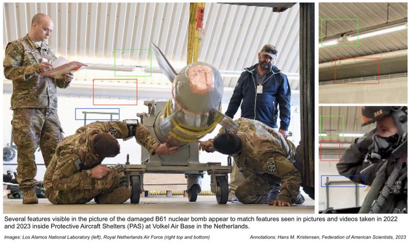 US B61 variable-yield nuclear bomb may have been damaged in the ...