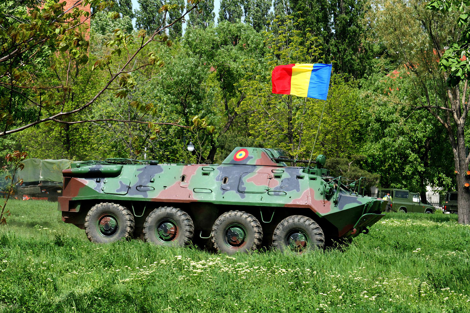 The AFU uses Romanian TAV-71M armored personnel carriers, a modified ...