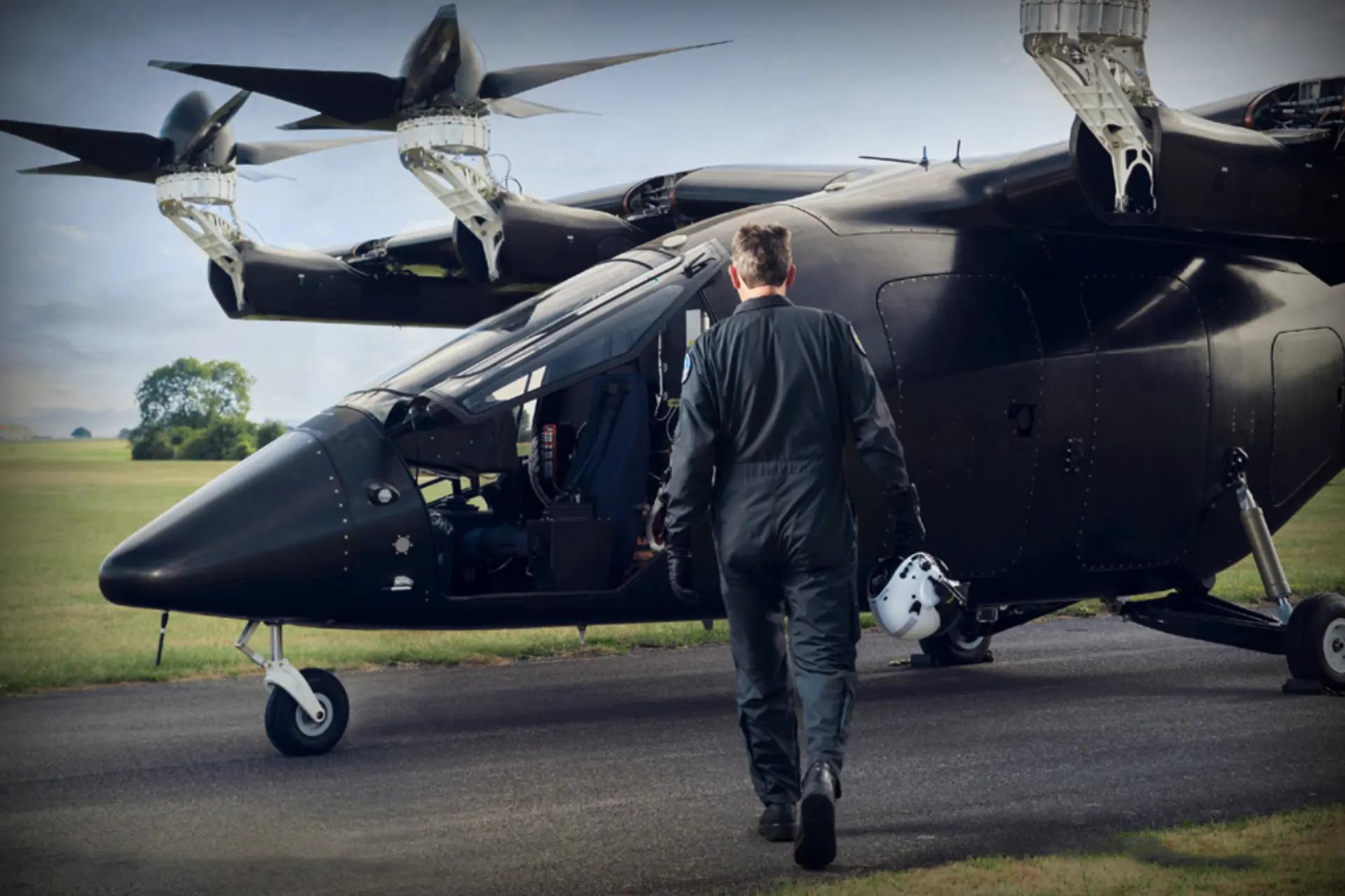 Vertical Aerospace tested the VX4 electric air cab with a pilot in the ...