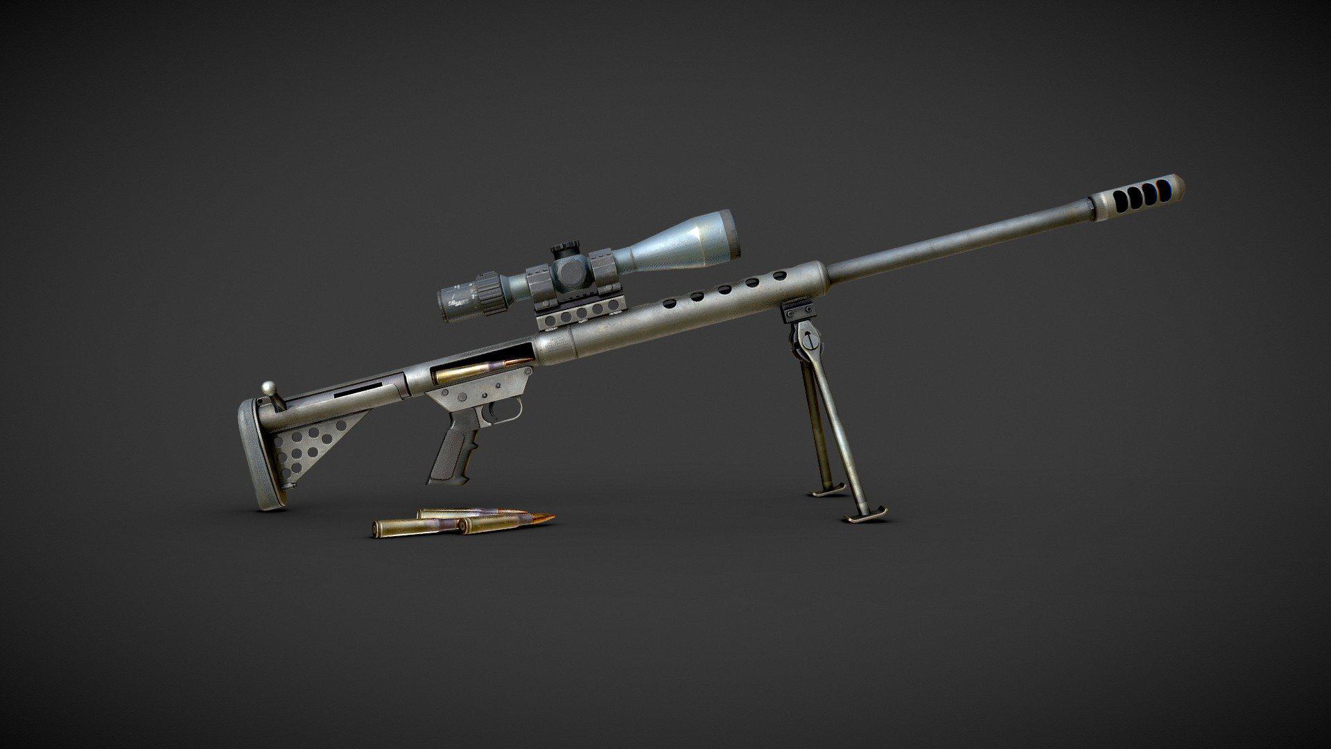 The Ukrainian Armed Forces use the Serbu BFG-50 sniper rifle at the ...