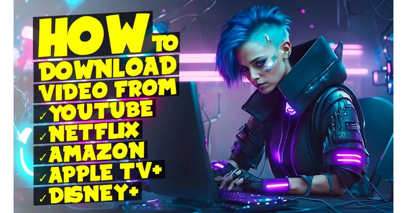 Wie man Videos von YouTube, Netflix, Amazon Prime, AppleTV+ und Disney+ ...