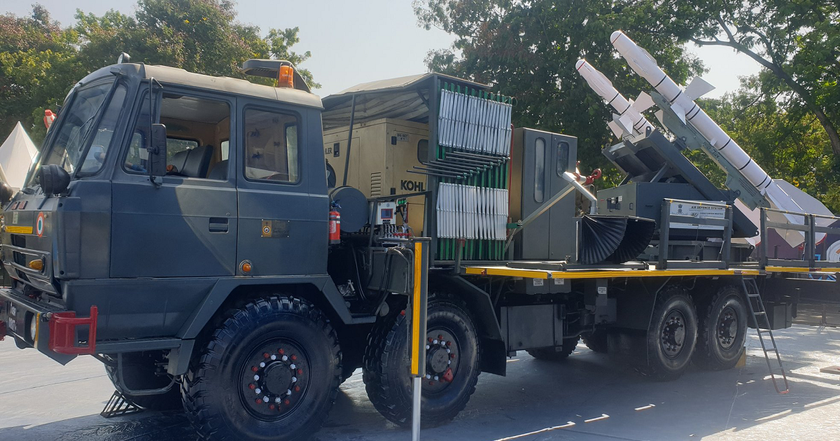 India unveils Samar-2 air defense system with P-27T missile and Tatra ...