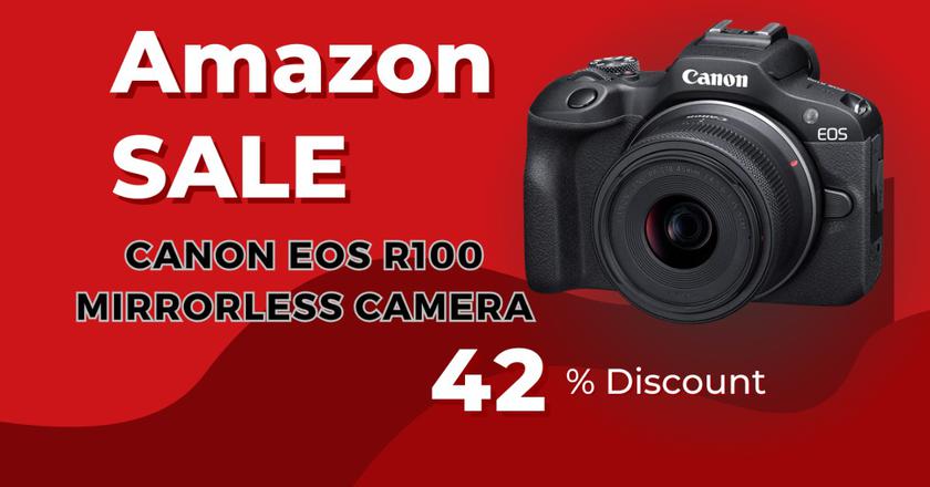 Canon EOS R100 Mirrorless Camera - Now $250 Discount! Great Opportunity!