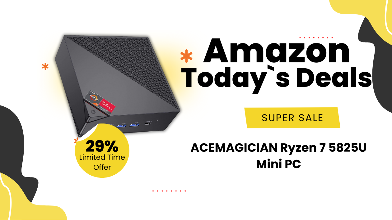 ACEMAGICIAN Ryzen 7 Mini PC: Compact Powerhouse with $100 Off - 8-Core ...
