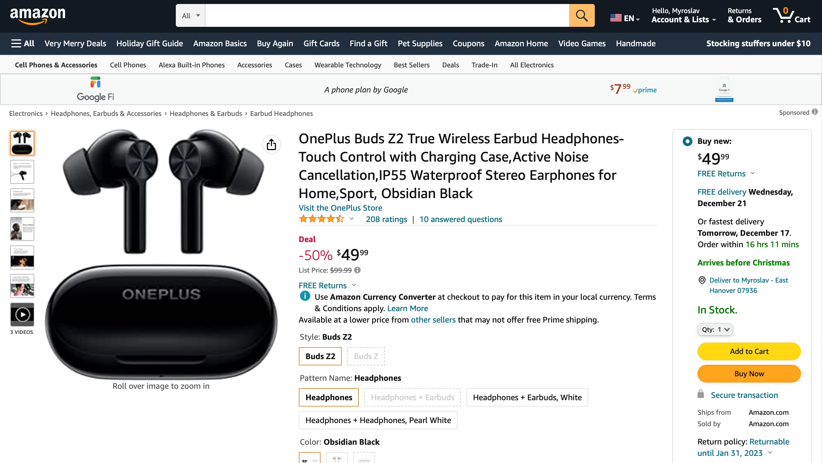 OnePlus Buds Z2 On Amazon TWS Headphones With ANC Bluetooth 5 2 And OnePlus Buds Z2 On Amazon TWS Headphones With ANC Bluetooth 5 2 And